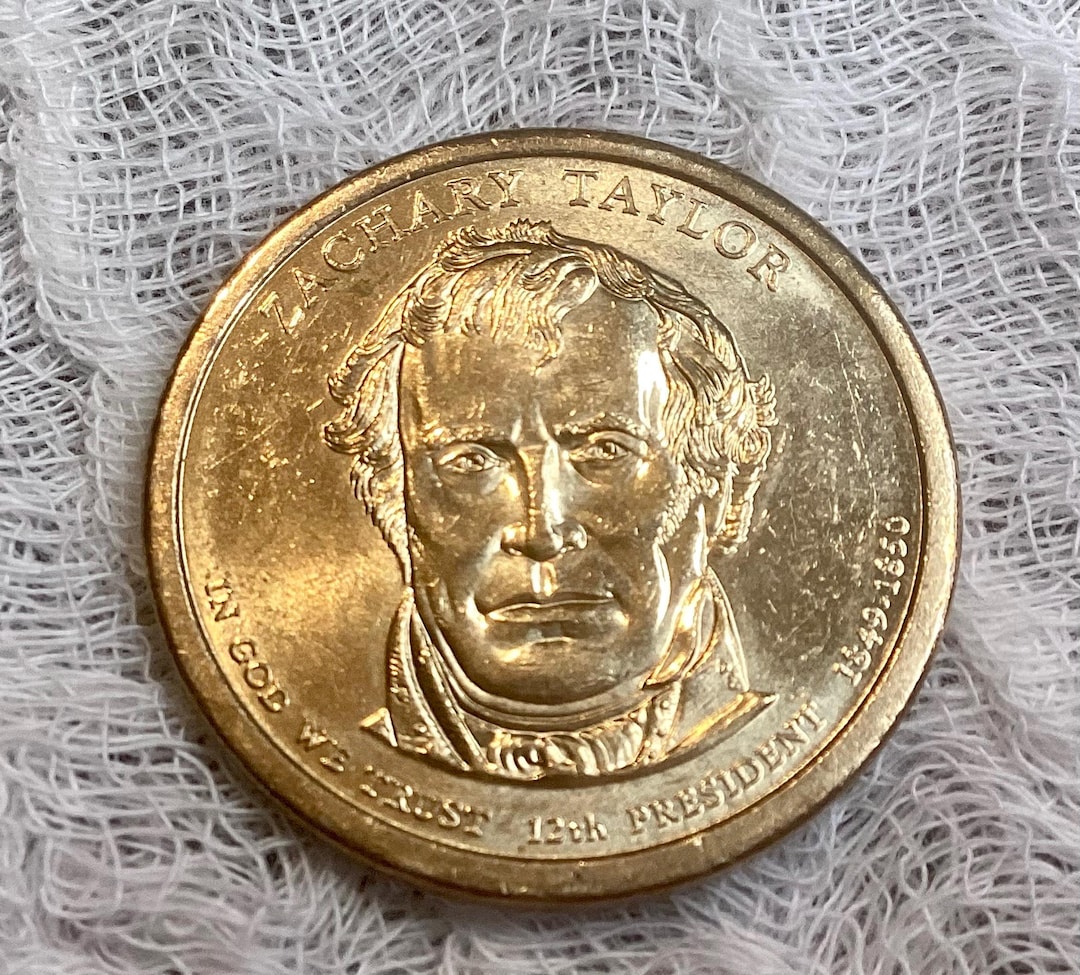Zachary Taylor 12th President 1849-1850 1 Dollar Coin, Gold Color - Etsy