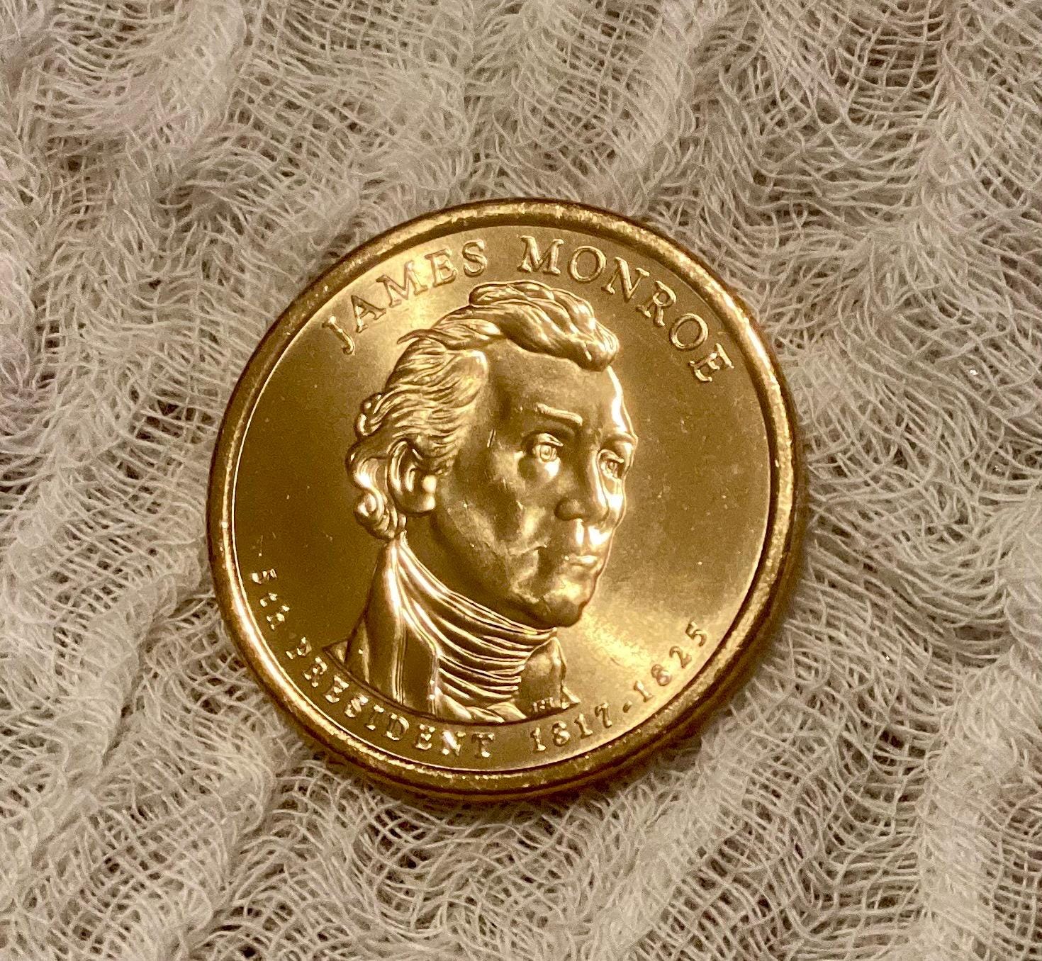 James Monroe 5th President One Dollar Coin 1817-1825 - Etsy