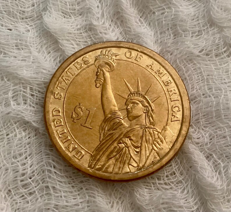 Thomas Jefferson Dollar Gold Color Coin ,very Rare - Etsy