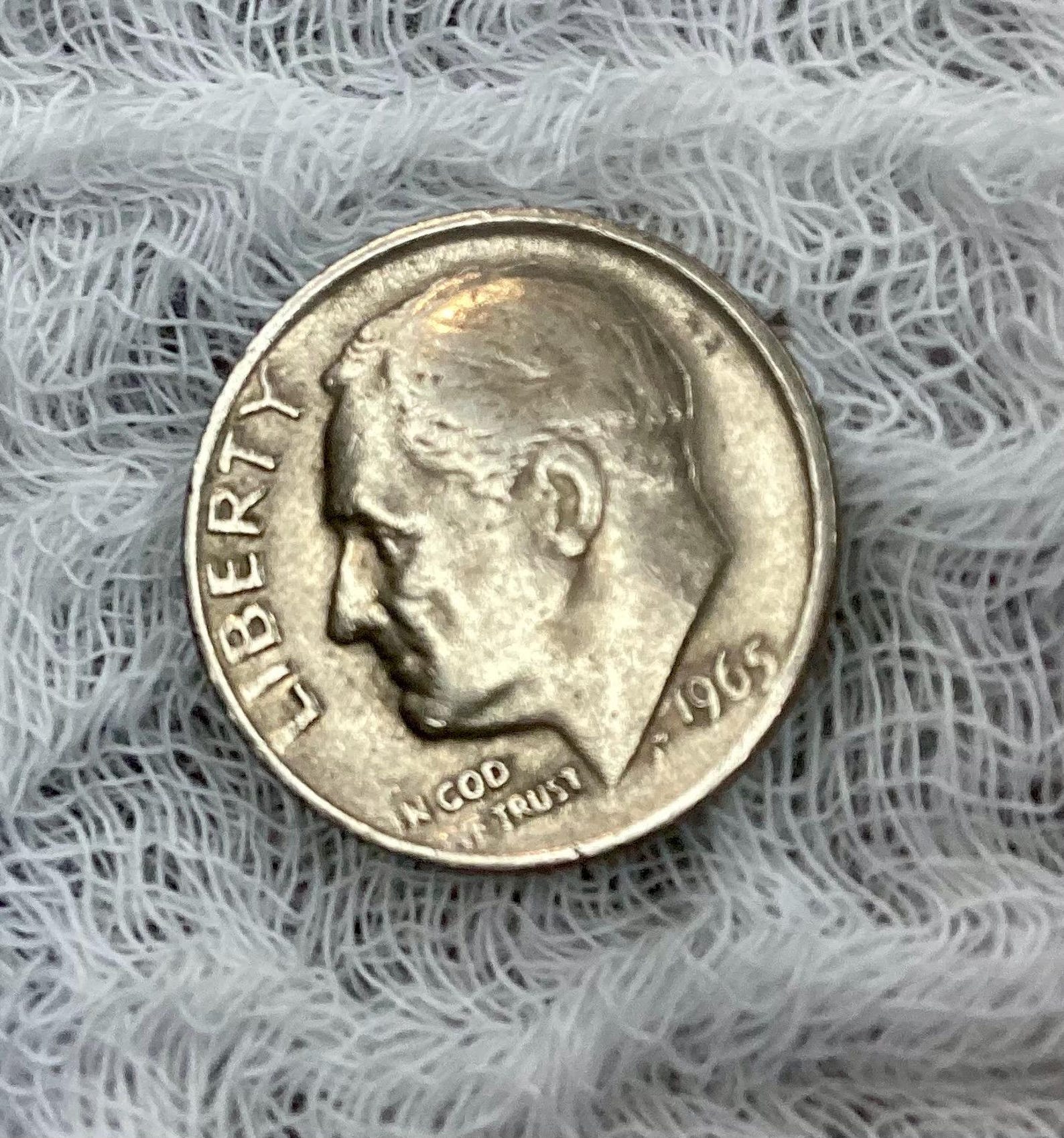 1965 XF Rosevelt Dime, Very Rare - Etsy