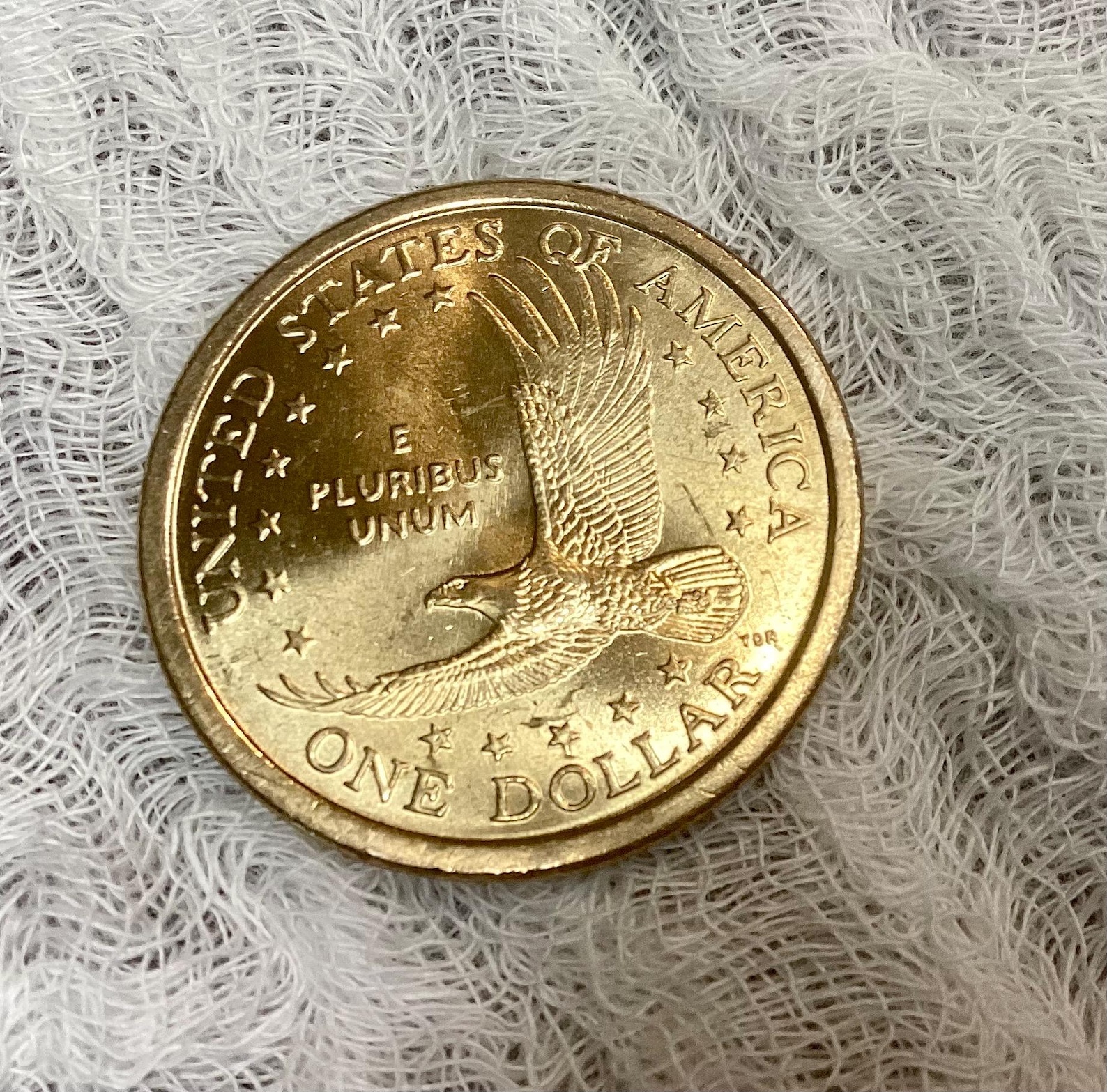 2000-P MS Sacagawea Gold Color One Dollar Coin - Etsy