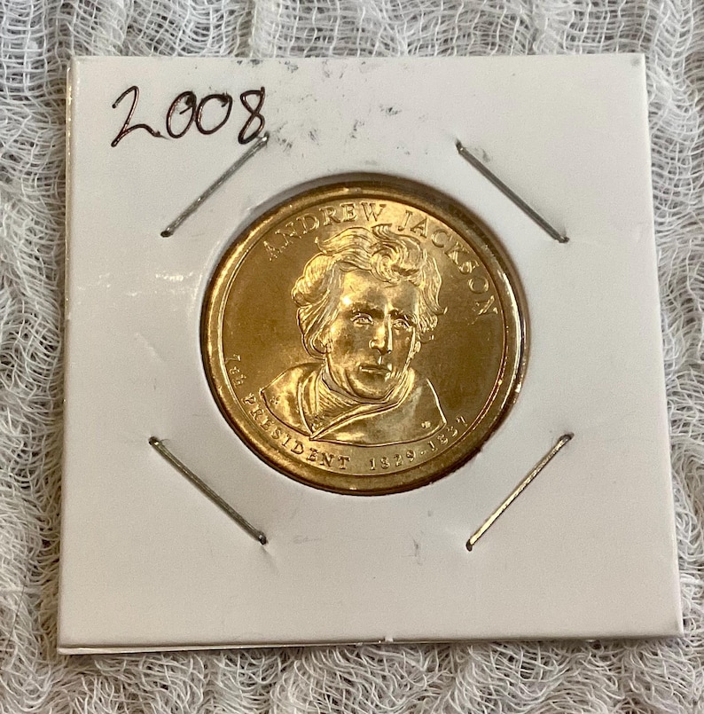 Andrew Jackson 7th President 1829-1837, 1 Dollar Coin, Gold Color - Etsy