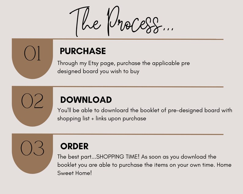Online Interior Design Board Premade Design Board With Shopping List - Etsy