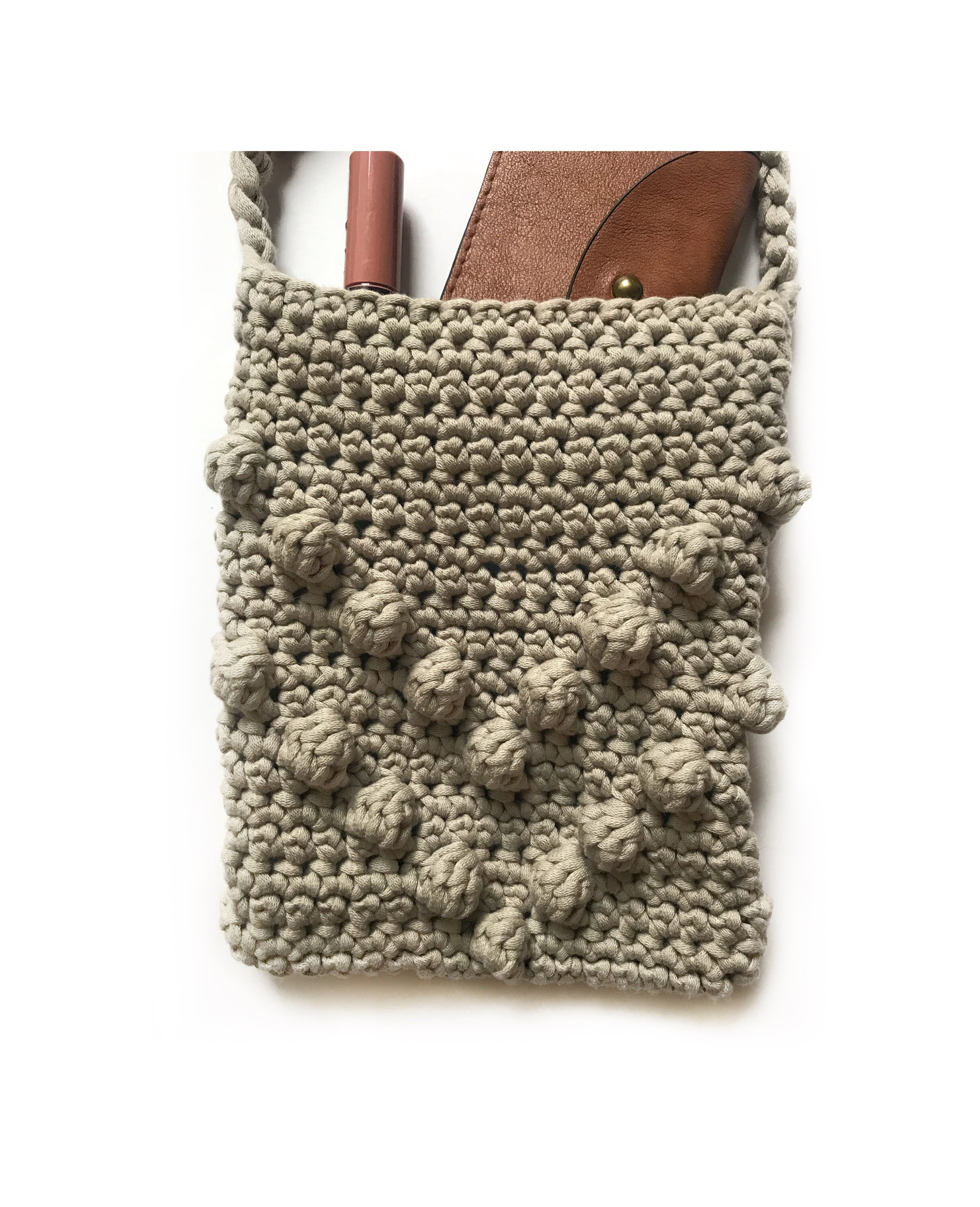 Boho Bobble Bag - Crochet Pattern - Etsy