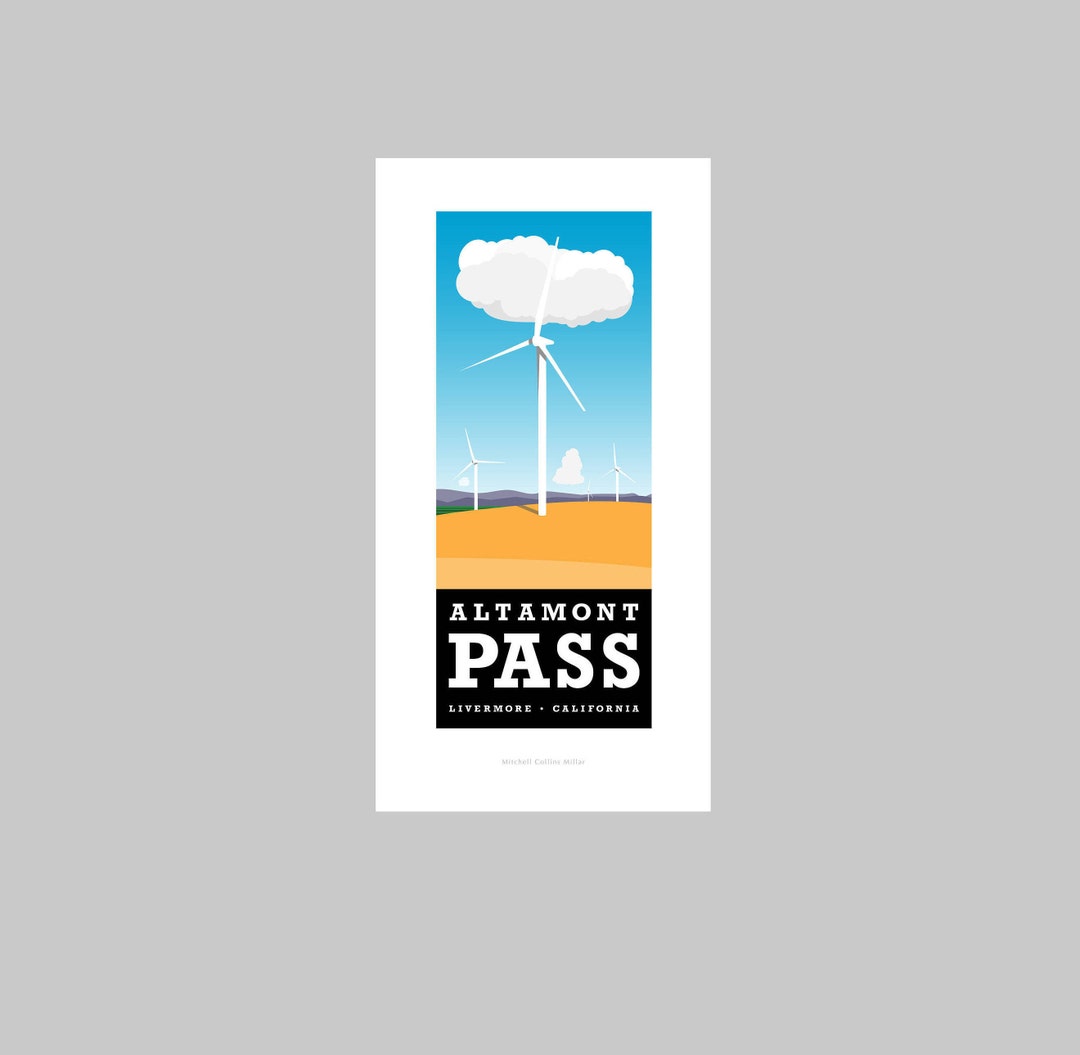 Altamont Pass Print - Etsy