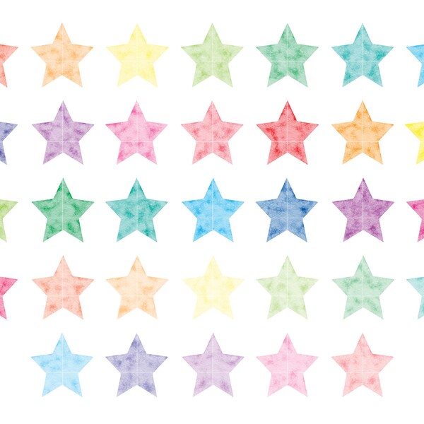 Stars Watercolor - Etsy