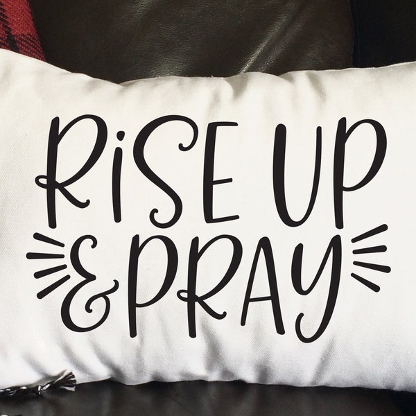 Pray Pillow - Etsy