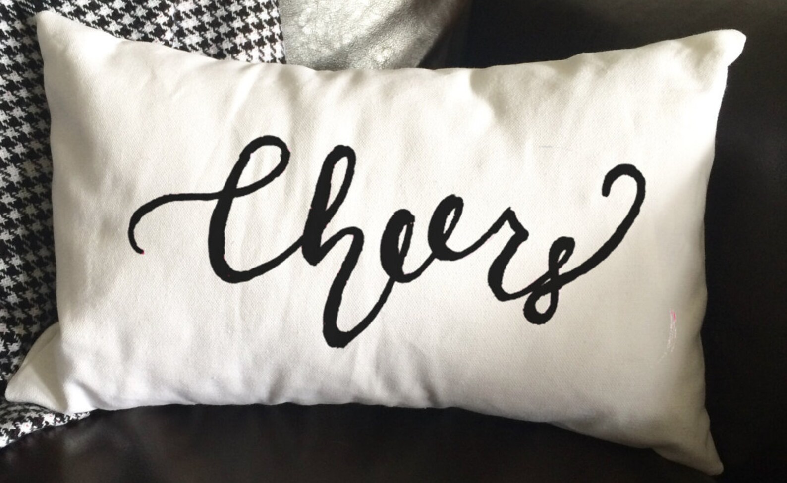 Cheers Pillow New Year's Pillow Decorative Pillow Gift | Etsy