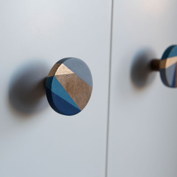 Navy Blue Knobs - Etsy