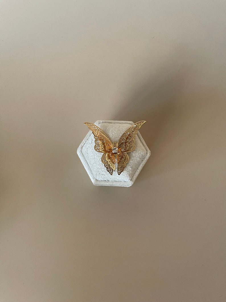 Engagement Ring Box | Butterfly Engagement Ring Box Velvet | Engagement ...