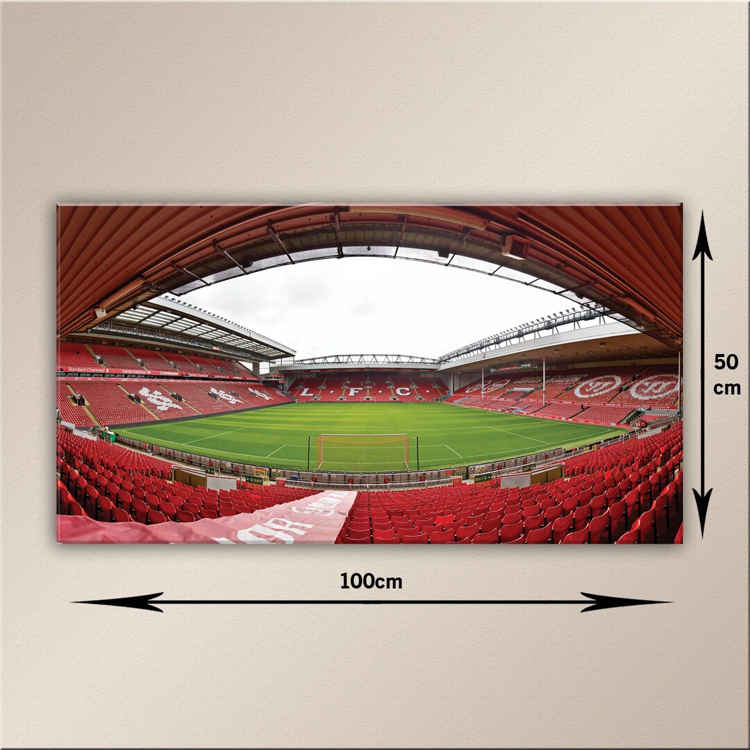 Liverpool FC Anfield Inspired Canvas - Etsy