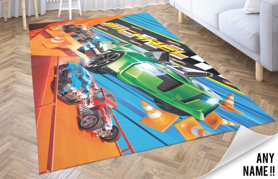 Personalised Hot Wheels Rug - Etsy