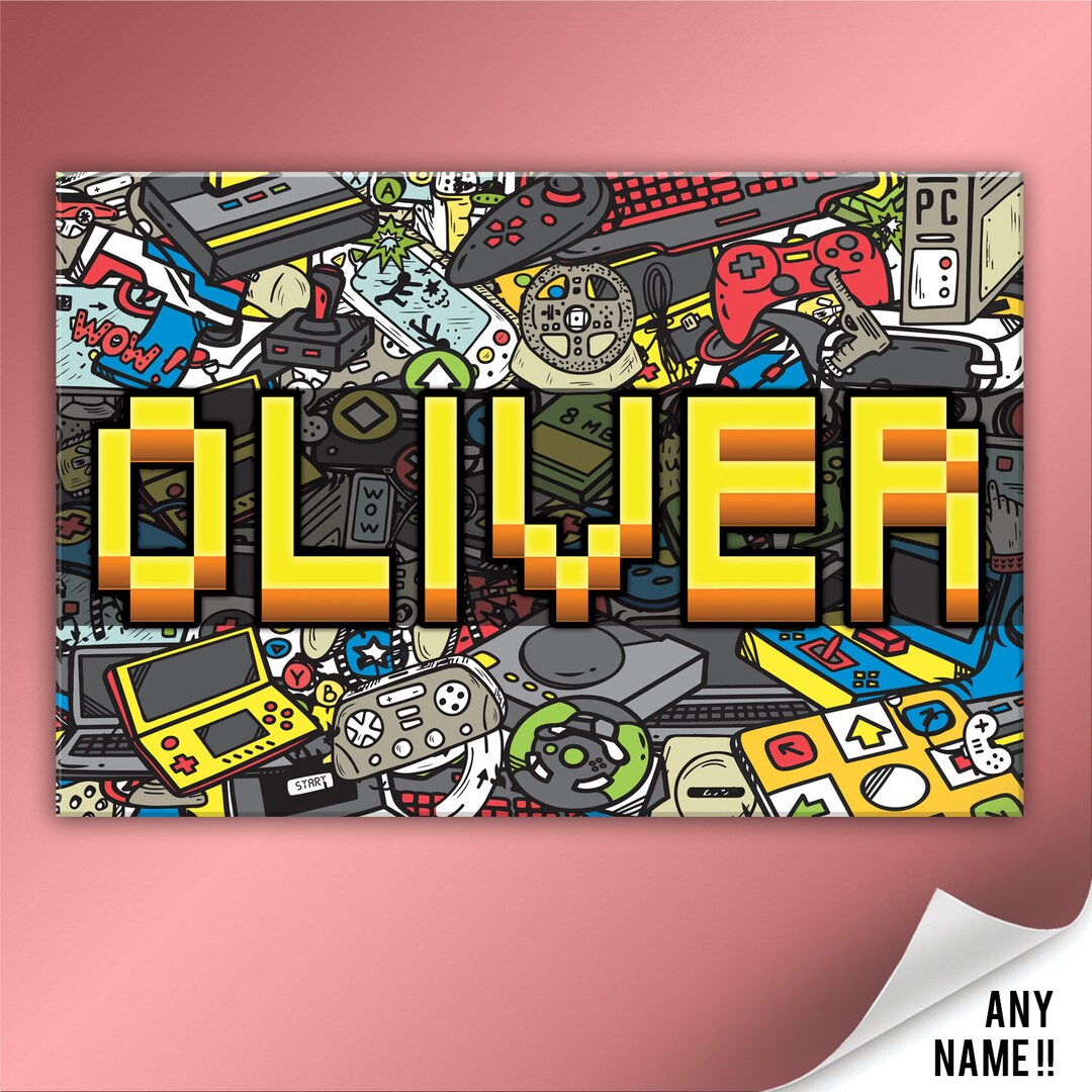 Personalised Gaming Abstract Canvas - Etsy