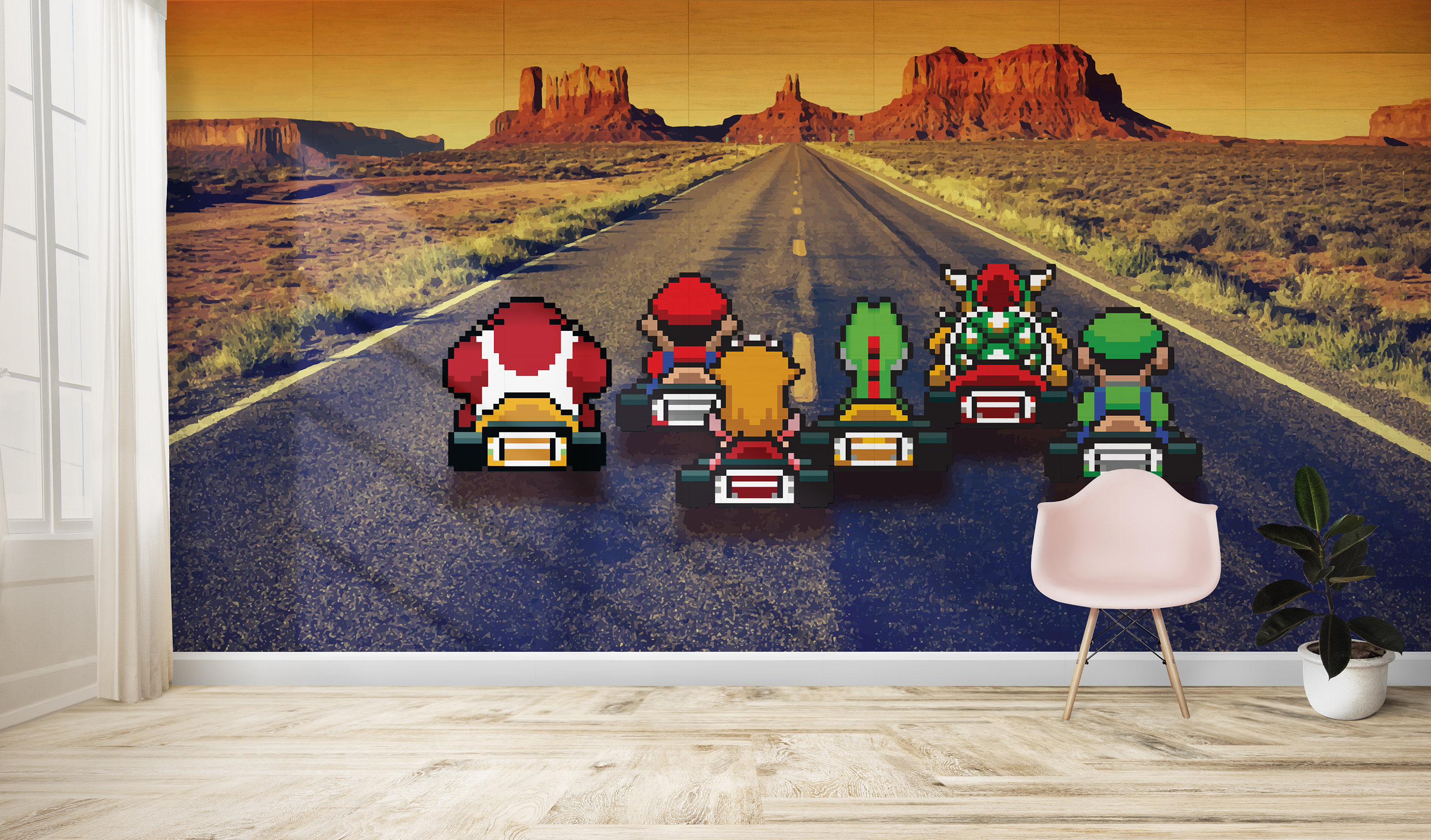Mario Kart Wallpaper - Etsy UK