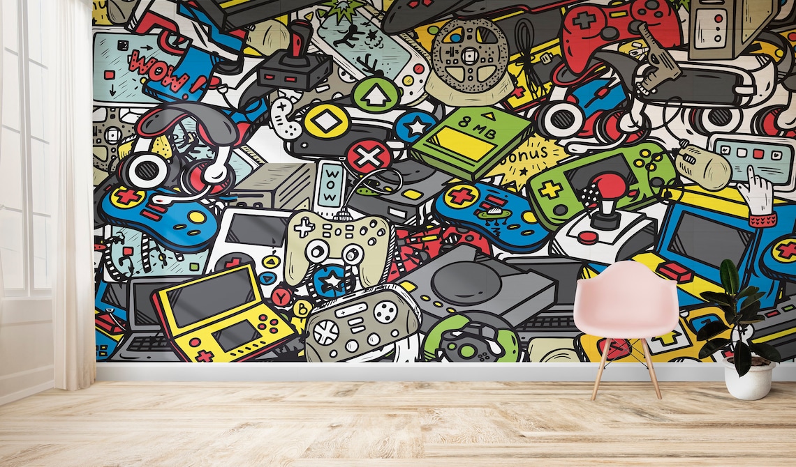 Gaming Abstract Wallpaper - Etsy