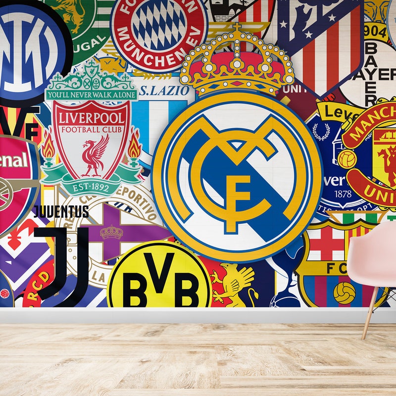 Kids Soccer Wallpaper - Etsy UK