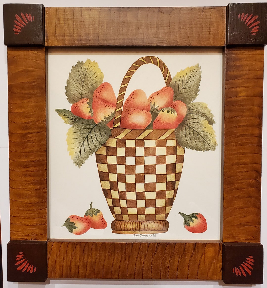 Large Strawberry Theorem Painting - Etsy