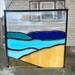 Beach Stained Glass Panel - Etsy