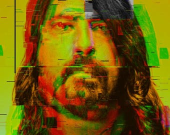 Madonna - Pink Pixel Unique Portrait Art - A4 Print - Etsy UK