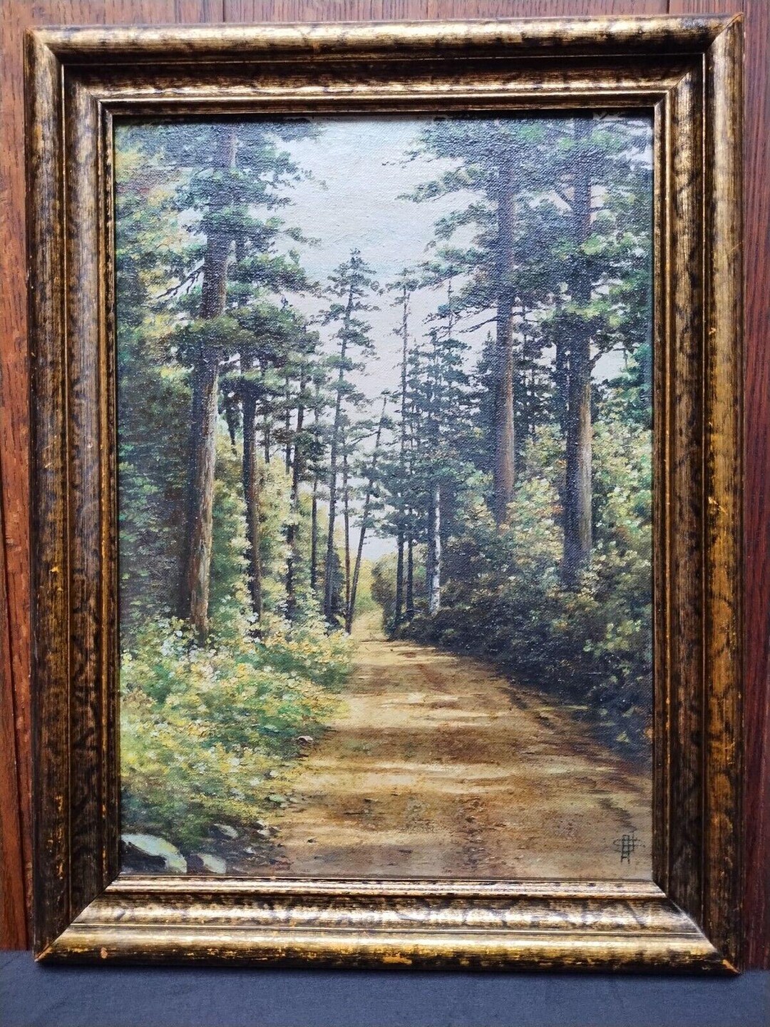 Orig Anna C. Johnson Landscape Oil Painting JHP Cook County MN 10x14 ...