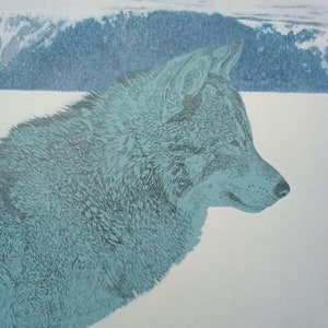 Larry Tople Wolf Painting Illustrative Artist 4 In-fisherman Magazine ...