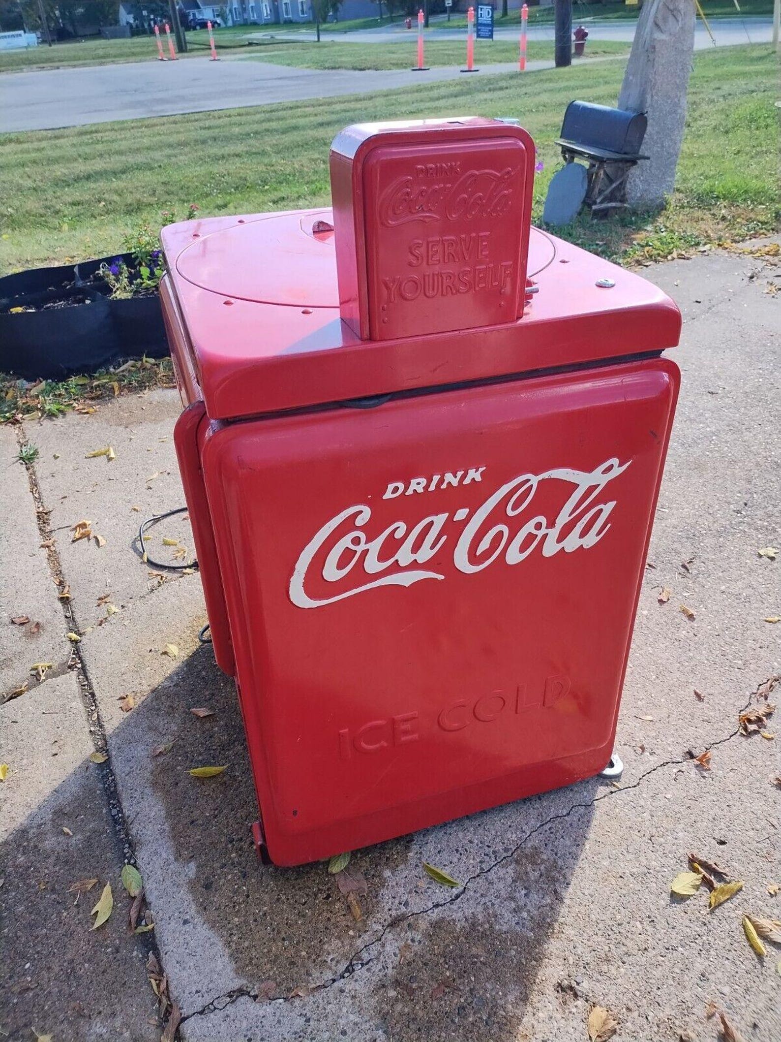 Vtg Orig M59 Self Serve Coca Cola 1940's Spin Top Vending Machine We ...