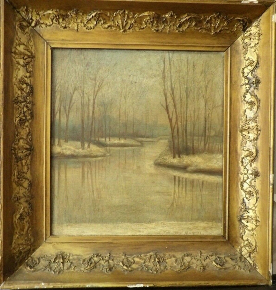 Mary E."patsy" Newhouse Studio Grand Rapids Mi Oil Painting Landscape ...