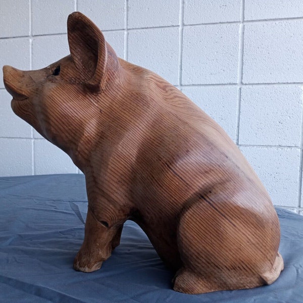 Pig Sculpture - Etsy