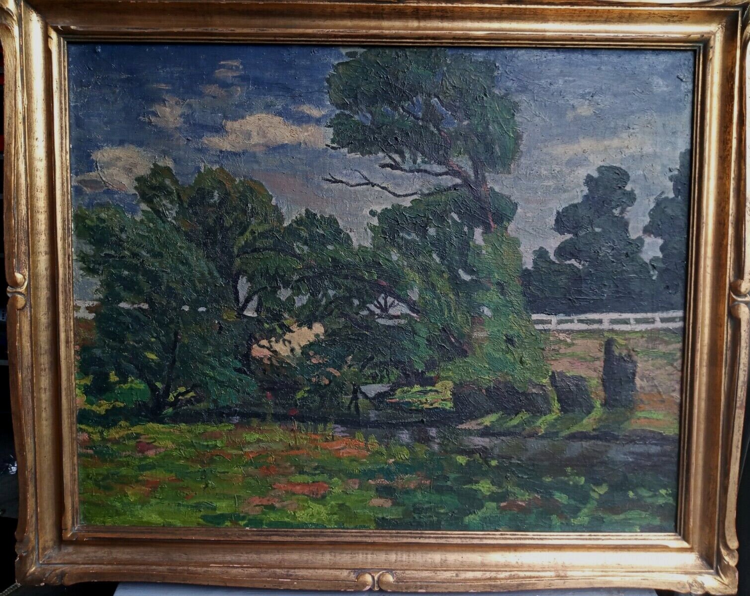 Antique Oil Painting Victor Paul Mohn 1842-1911 Landscape - Etsy