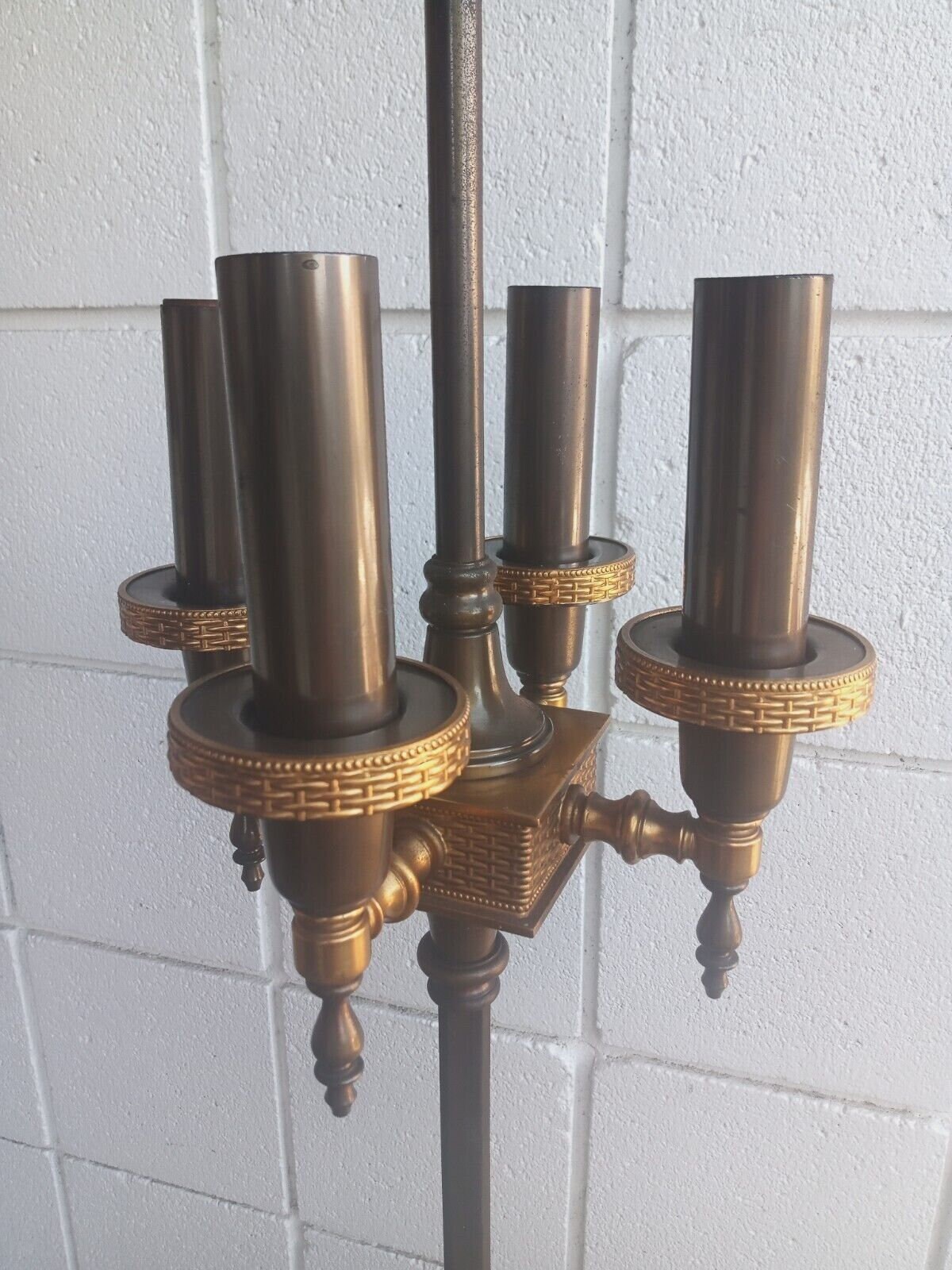 Antique Bronze Gothic Heavy Floor Lamp 4 Light Fine Hight Quality Prob ...