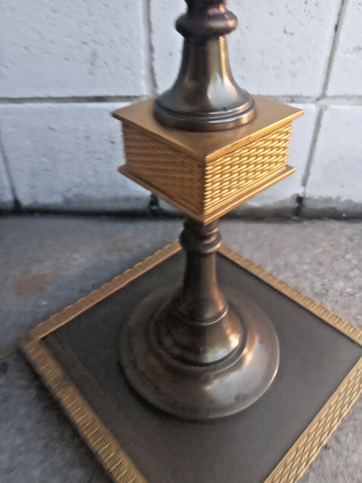 Antique Bronze Gothic Heavy Floor Lamp 4 Light Fine Hight Quality Prob ...