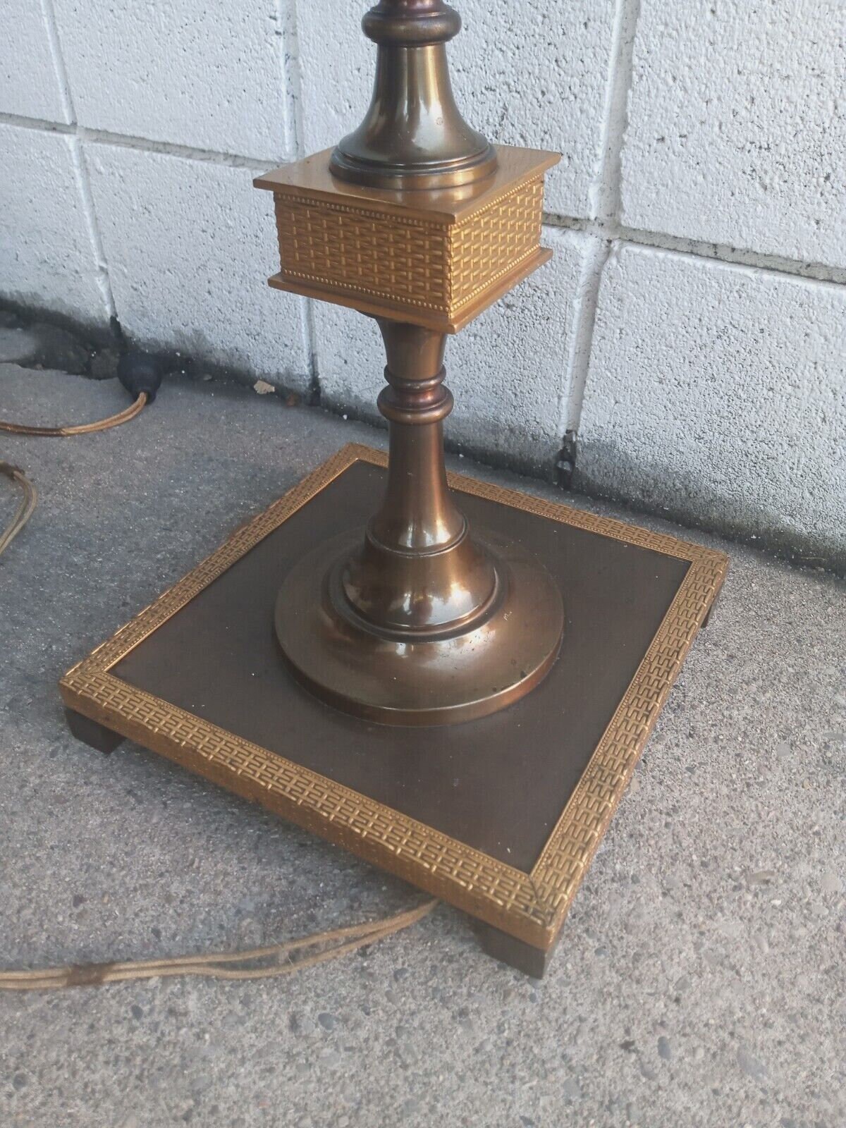 Antique Bronze Gothic Heavy Floor Lamp 4 Light Fine Hight Quality Prob ...
