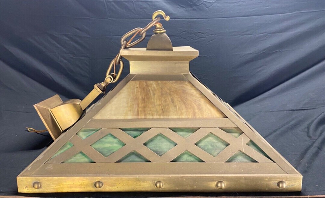 Hubbell 5 Socket Acorn Mission Arts Crafts Large Super Light - Etsy