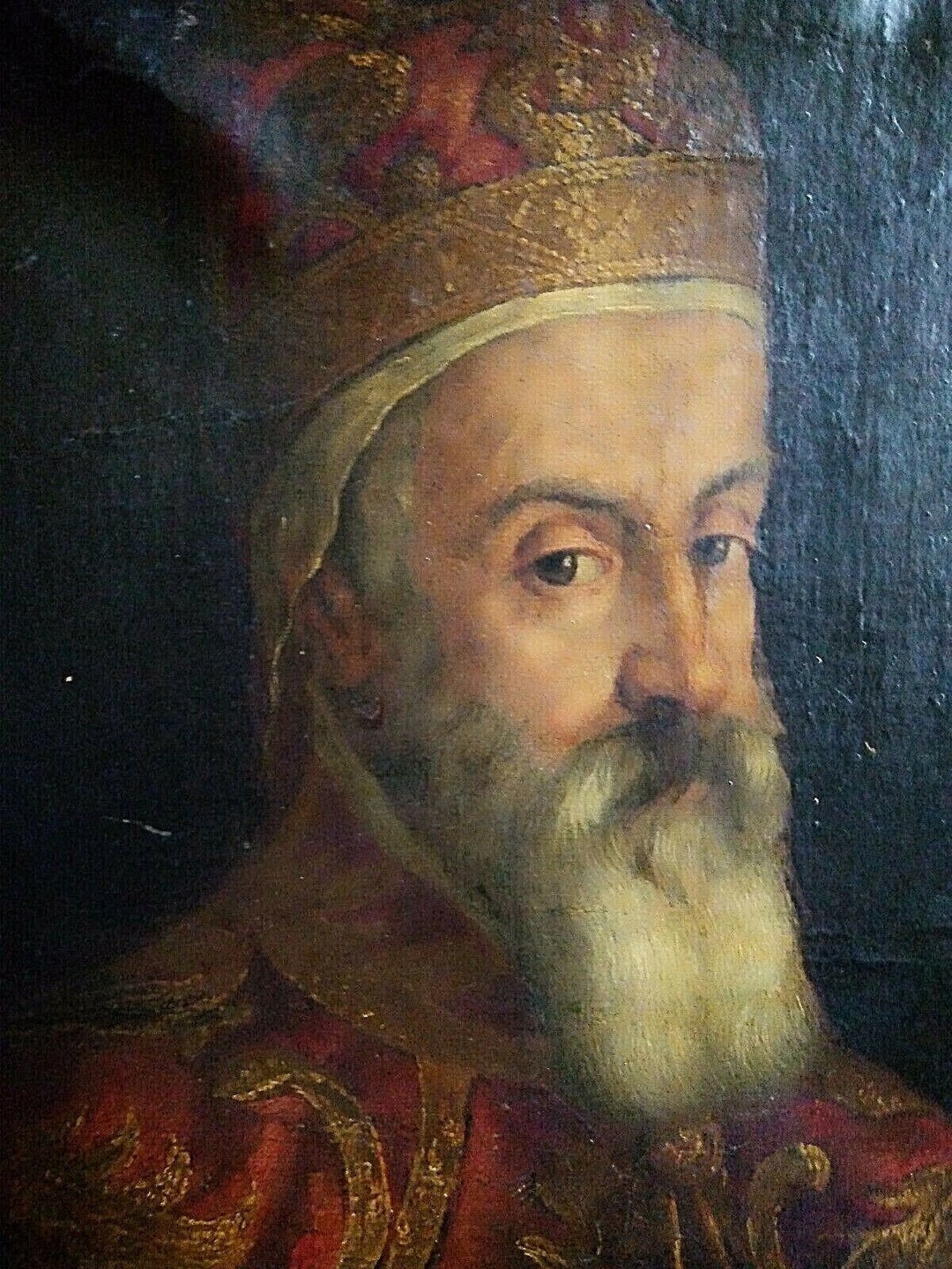 Italian Doge Venice Oil Painting Marino Grimani 17th Cent. Old Master ...