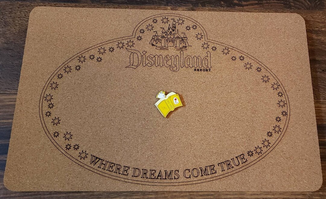 Disney Pin Board, Park Namebadge Cork Board, Disney Pin Collection ...