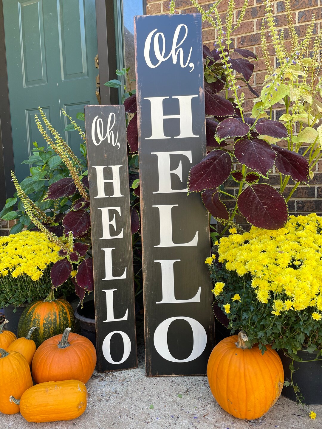 Welcome Porch Sign, Oh Hello, Front Porch Sign, Hello Sign, Hey Yall ...