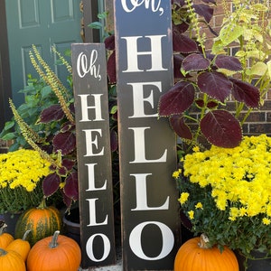 Welcome Porch Sign, Oh Hello, Front Porch Sign, Hello Sign, Hey Yall ...