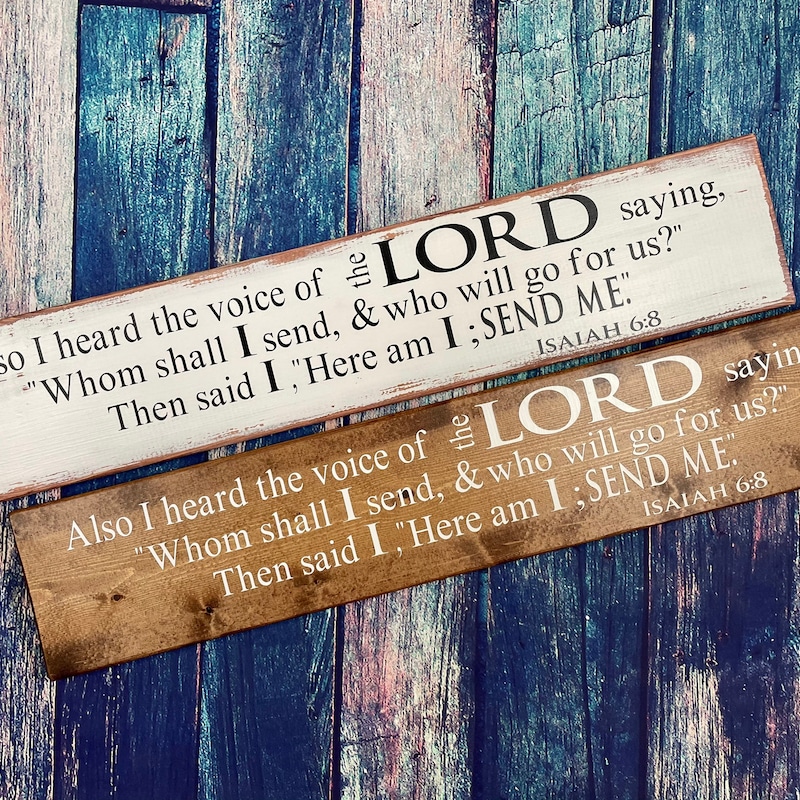Scripture Wood Sign - Etsy