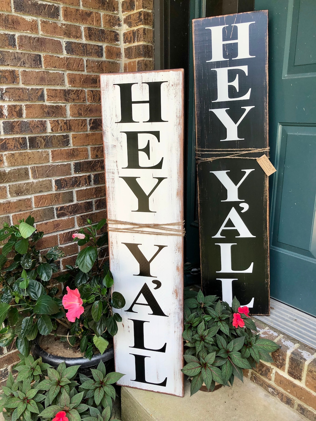 Hey Y’all Sign, Welcome Sign, Front Porch Sign, Hello Sign, Front Porch ...