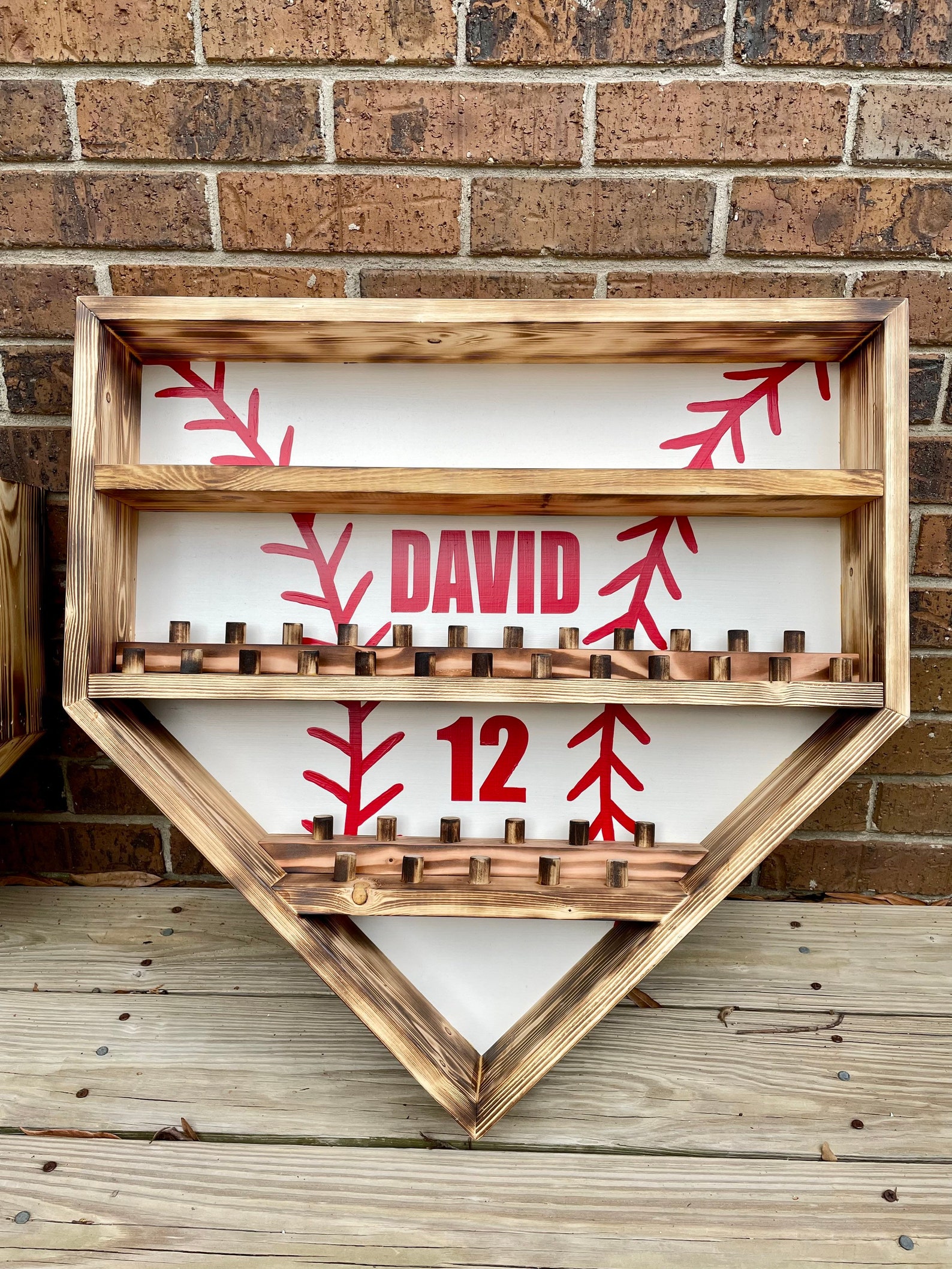 Home Plate Baseball Display Championship Ring Ball Case - Etsy