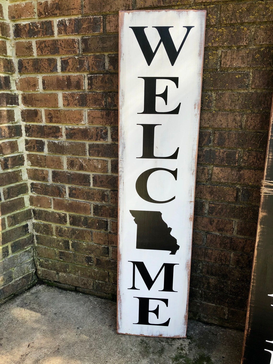Welcome Sign State Welcome Sign Front Porch Sign Front - Etsy