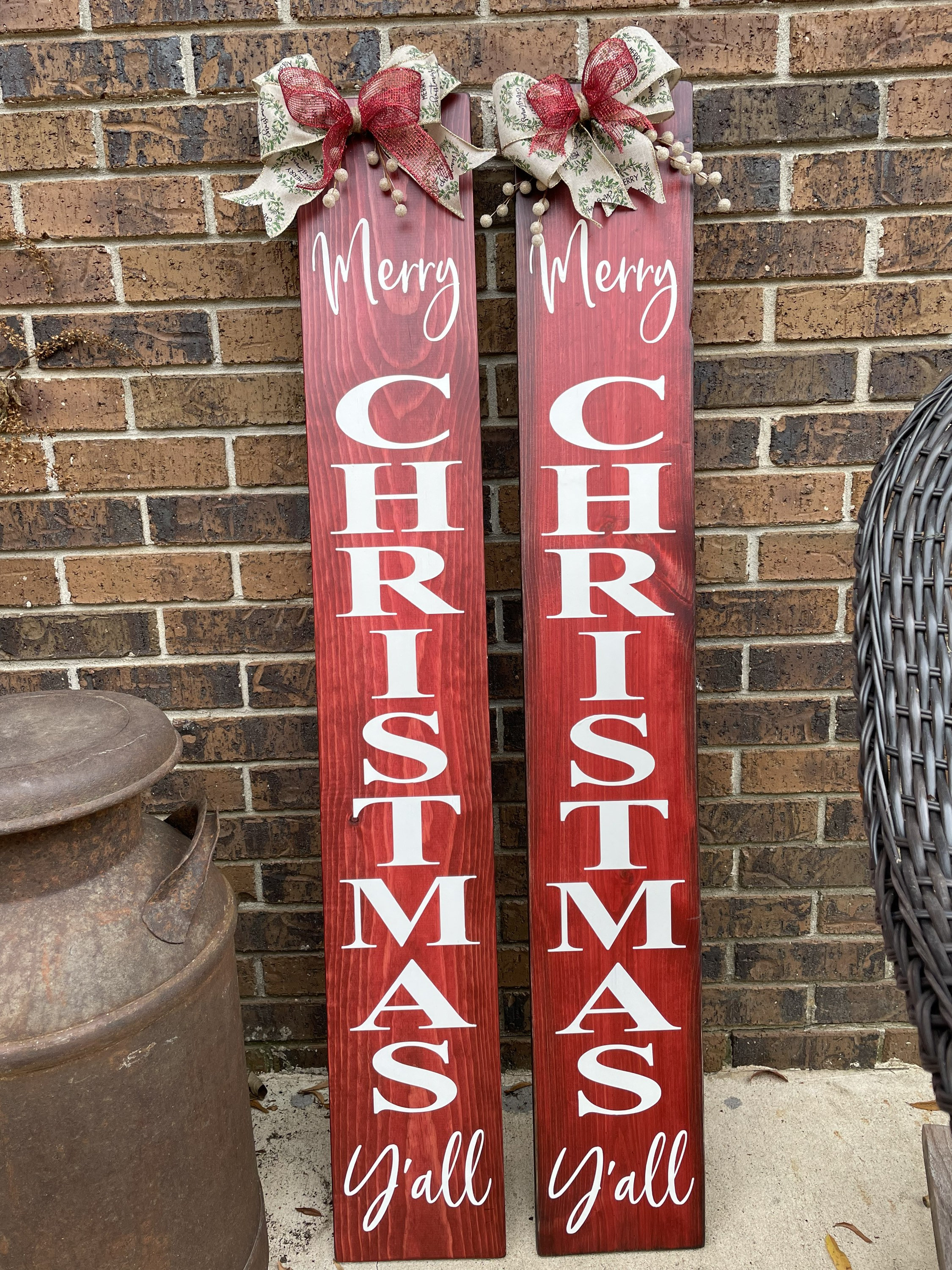 Merry Christmas Sign Welcome Sign Porch Sign Christmas - Etsy
