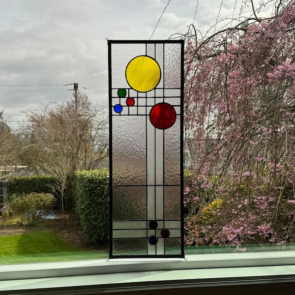Frank Lloyd Wright Stained Glass - Etsy