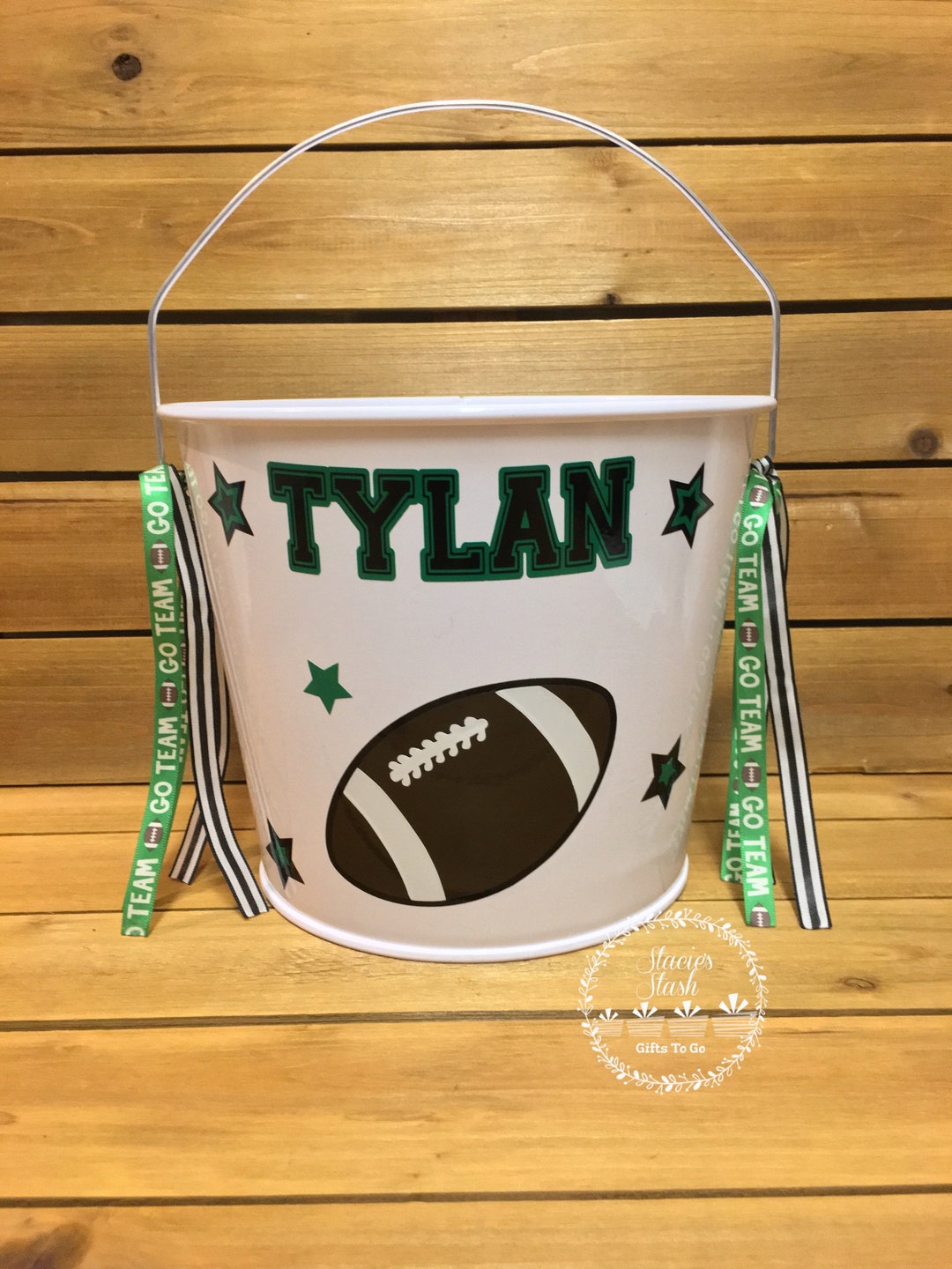 Boys Easter Basket, Football Easter Bucket, Easter Basket, Easter ...