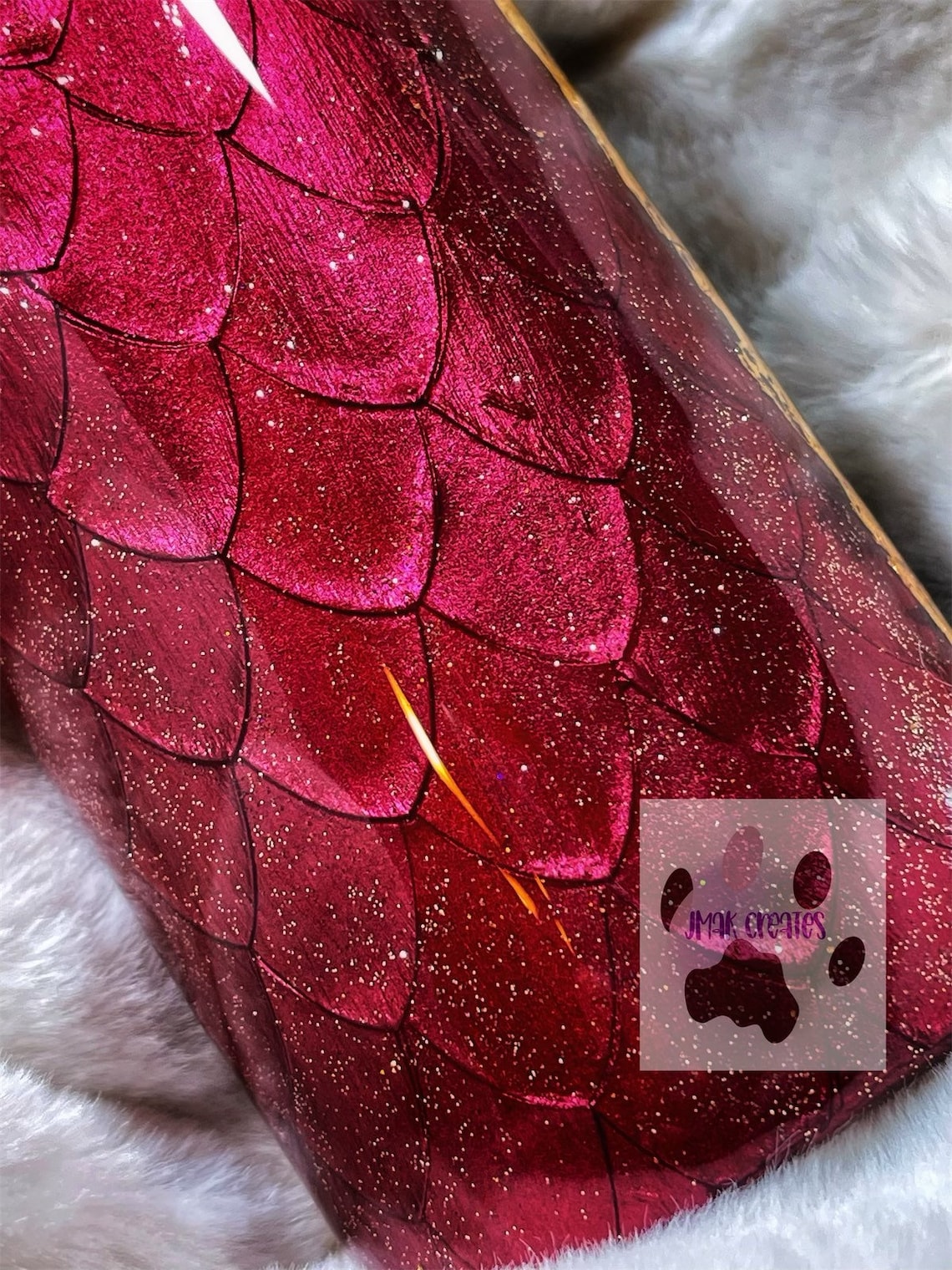 Finley and Nyfain Dragon Scale Tumbler - Etsy