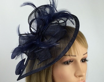 Navy Wedding Hat | Etsy UK