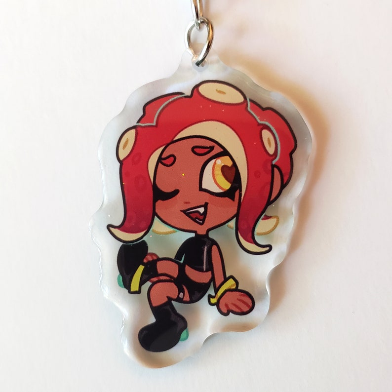 Agent 8 / Sanitized Octoling Acrylic Charm Splatoon | Etsy