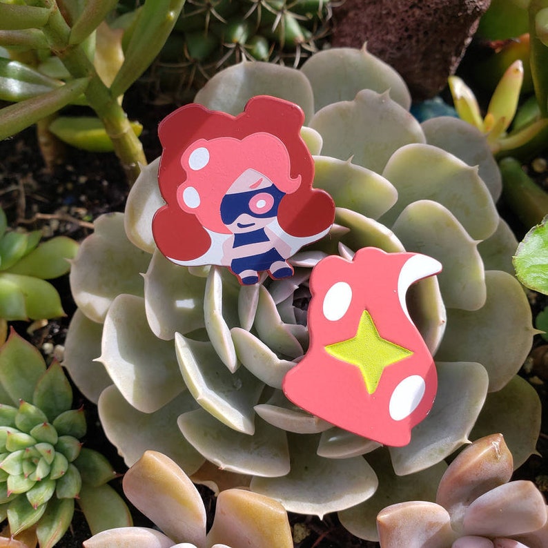 Splatoon Octarian Mem Cake Enamel Pins - Etsy