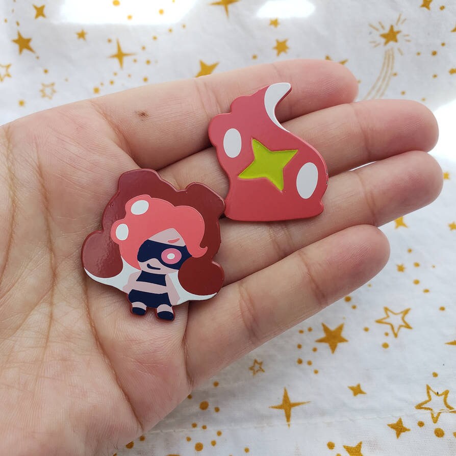 Splatoon Octarian Mem Cake Enamel Pins - Etsy Canada
