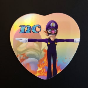Waluigi Pride Button/sticker - Etsy